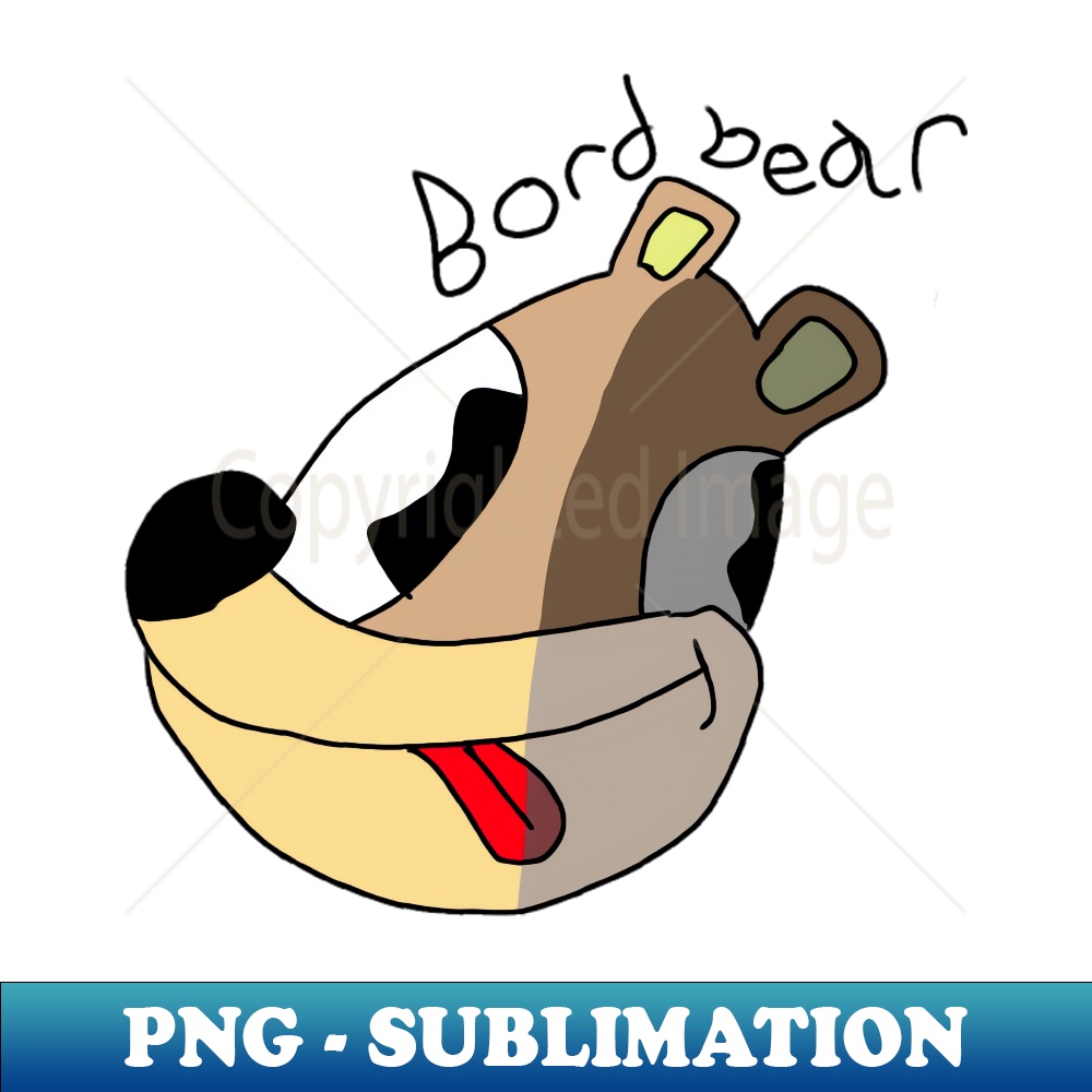 Bored Bear - Creative Sublimation PNG Download - Stunning Su - Inspire ...