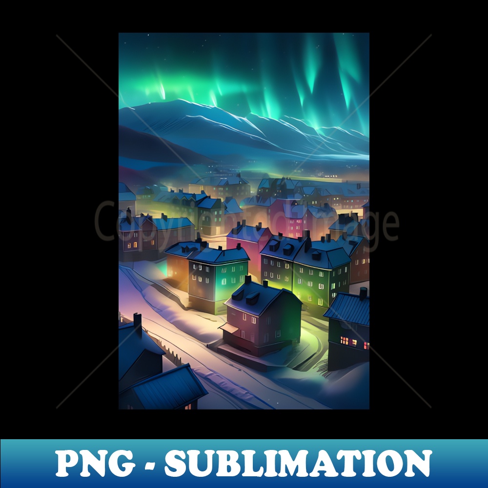 Northern Lights - PNG Transparent Sublimation File - Capture | Inspire ...