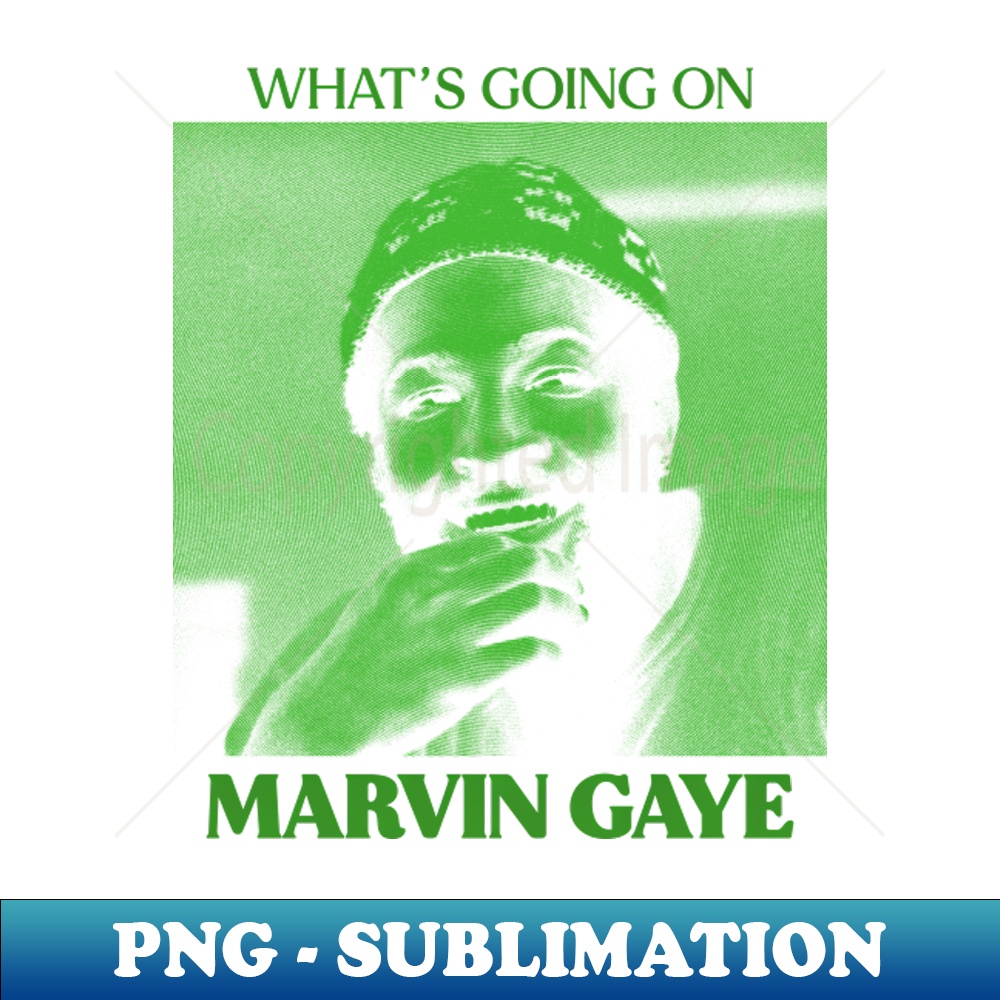 80s 90s Marvin Gaye - PNG Transparent Sublimation Design - P | Inspire ...