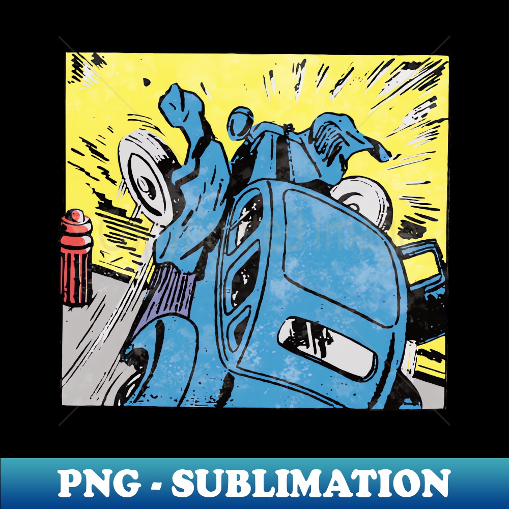 Vintage comic panel 1940s Crash - PNG Transparent Sublimatio | Inspire ...
