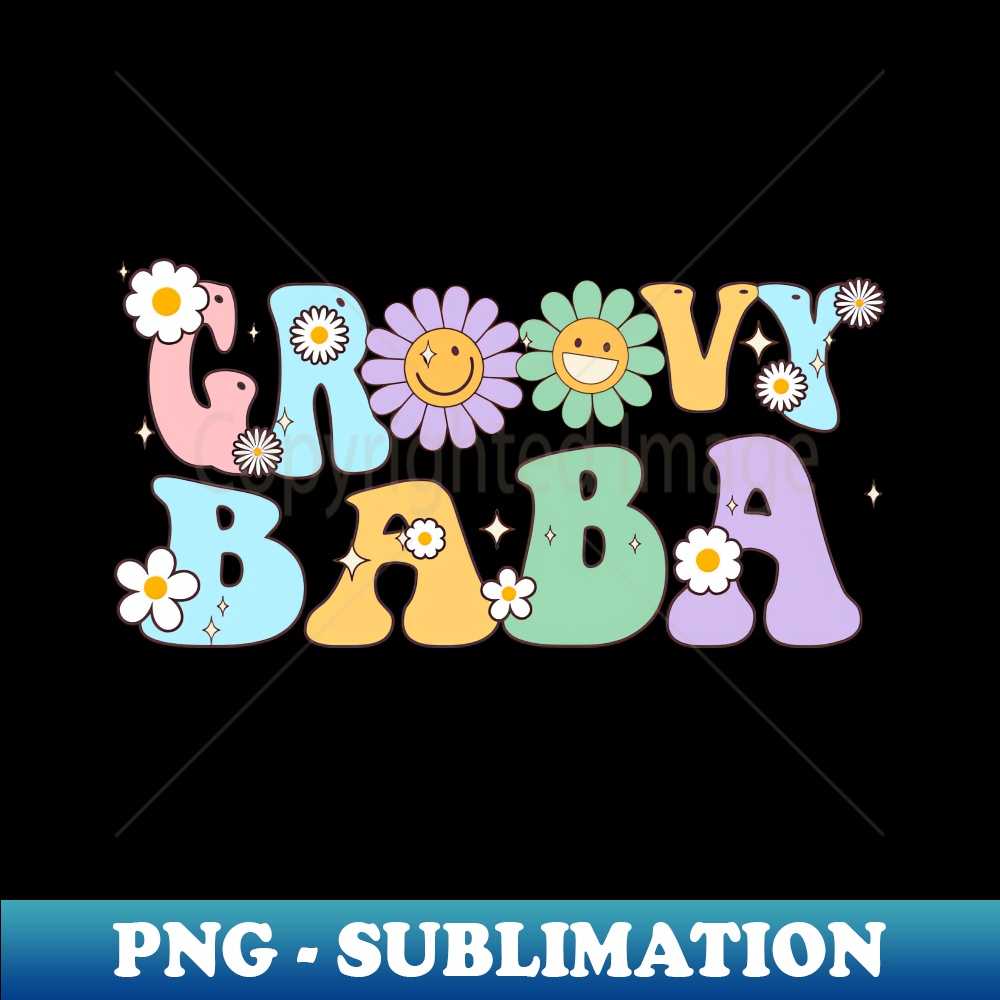 Cool Baba Club Groovy Retro Funny Baba Club Baba - PNG Trans | Inspire ...
