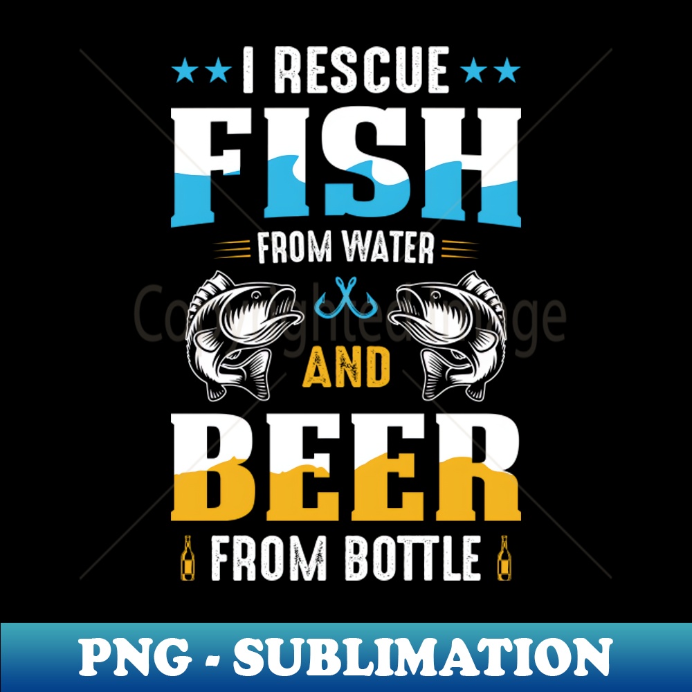 I rescue fish from water - Artistic Sublimation Digital File | Inspire ...