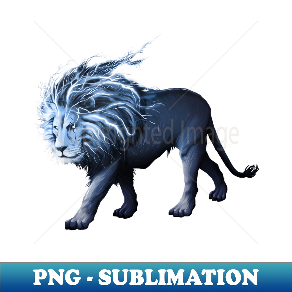 Thunder Lion - PNG Transparent Sublimation File - Unlock Vib | Inspire ...