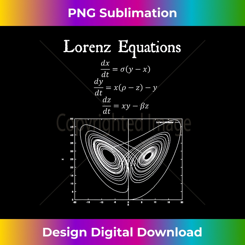 Lorenz Equations Chaos Butterfly Physics Math Teacher Nerdy | Inspire Uplift