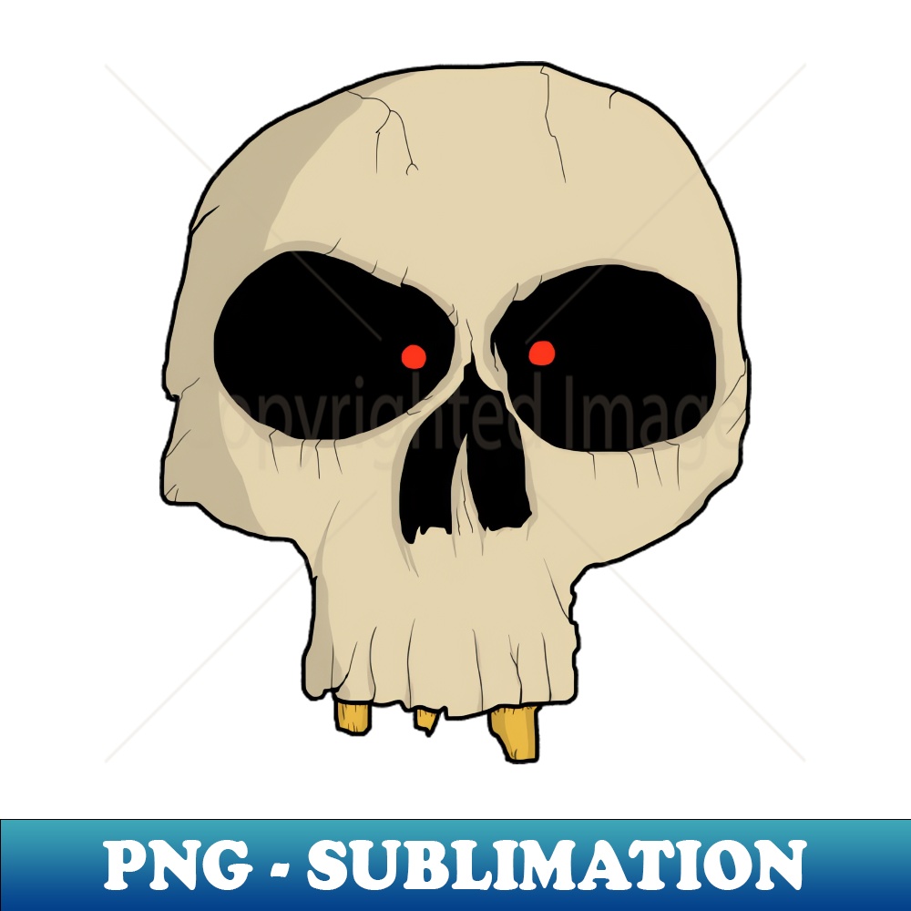Rough Skull - Decorative Sublimation PNG File - Defying the | Inspire ...