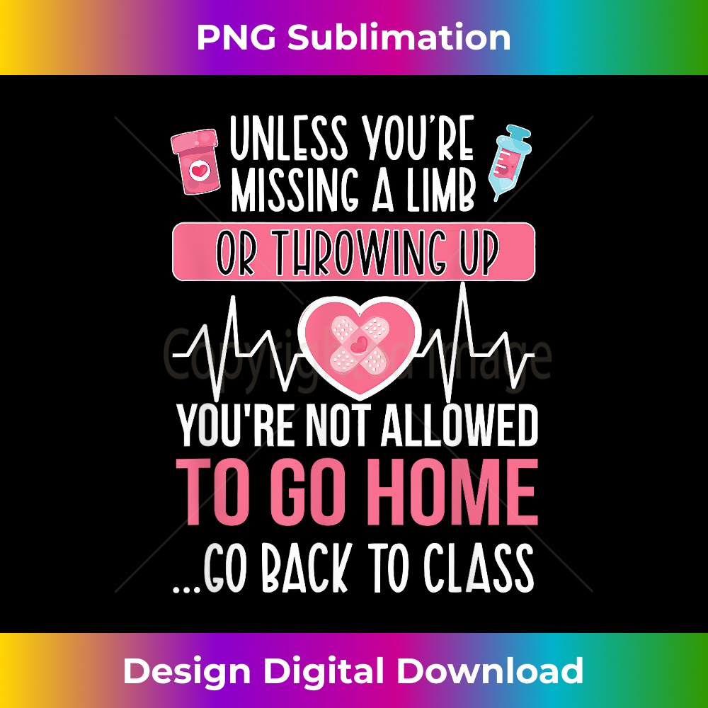 Go Back To Class School Nurse School Nursing - Artisanal Sub | Inspire ...