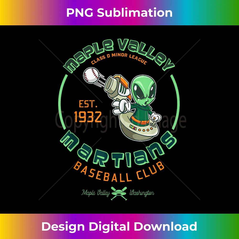 Maple Valley Martians Retro Minor League Baseball Team - Chi | Inspire ...