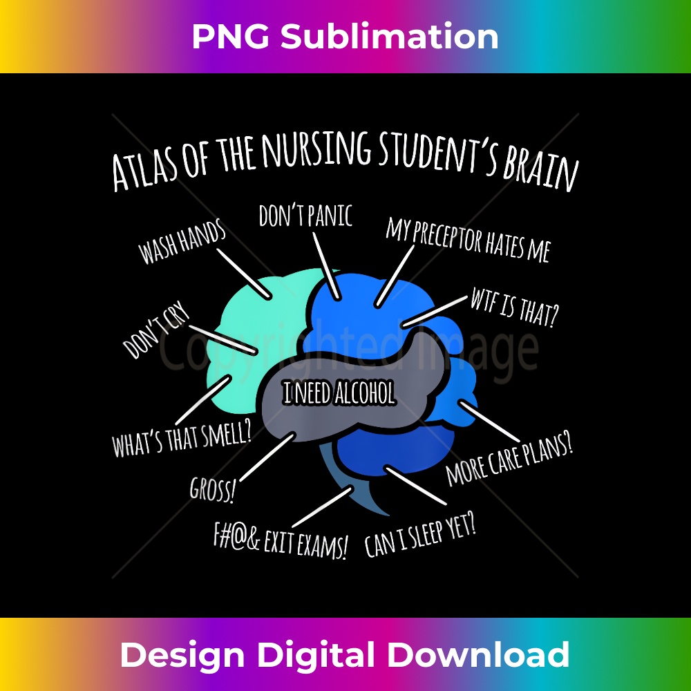 Funny Nursing Student Nurse Gift Idea - Innovative PNG Subli | Inspire ...