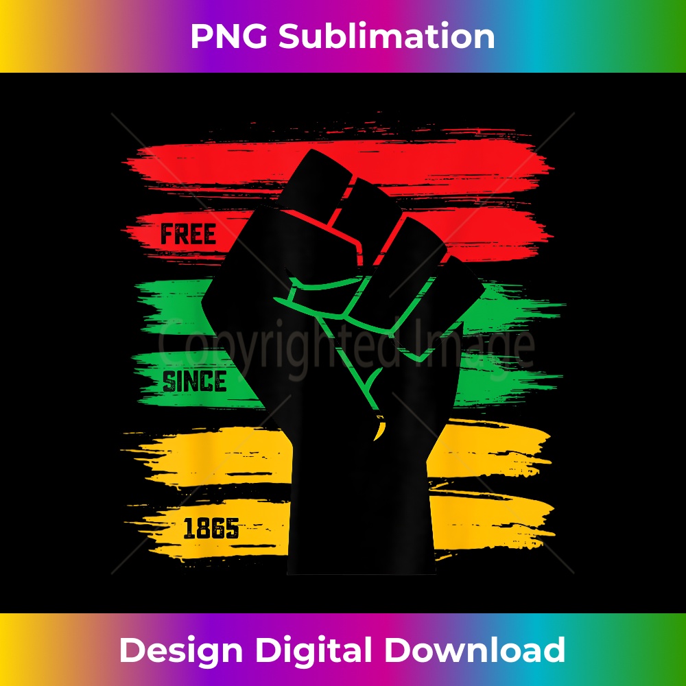 Juneteenth Free Since 1865 Black History Freedom Fist - Luxe | Inspire ...