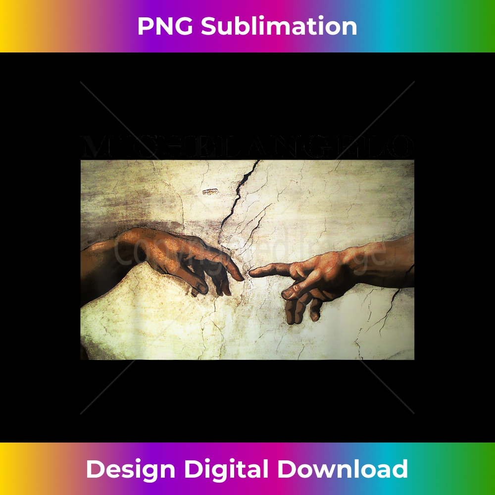 Michelangelo Art - Creation of Adam - Minimalist Sublimation | Inspire ...