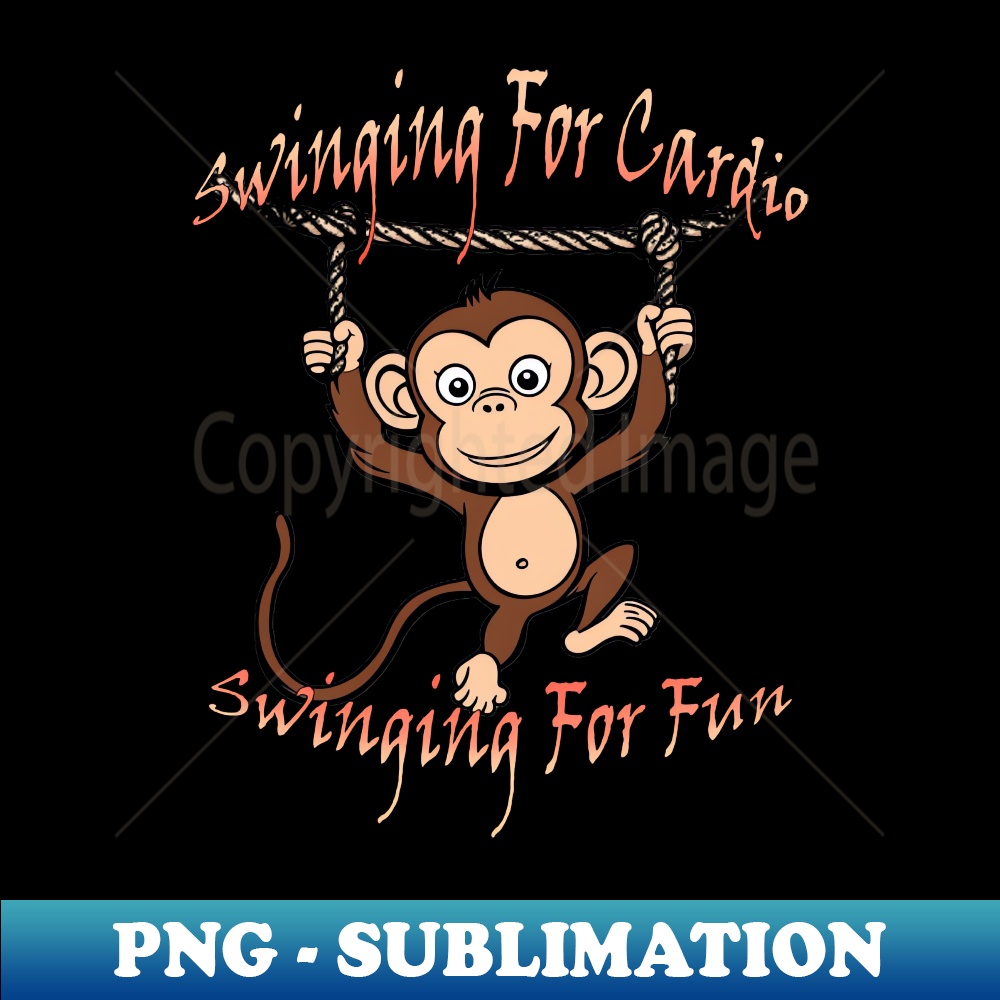 Swinging For Cardio - High-Resolution PNG Sublimation File - | Inspire ...