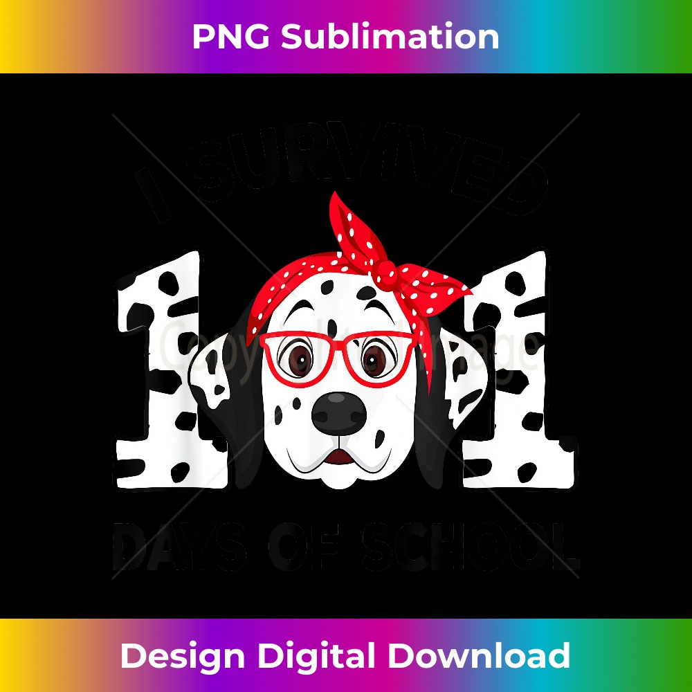 I Survived 101 Days Of School Dalmatian Dog Teacher Kids - A | Inspire ...