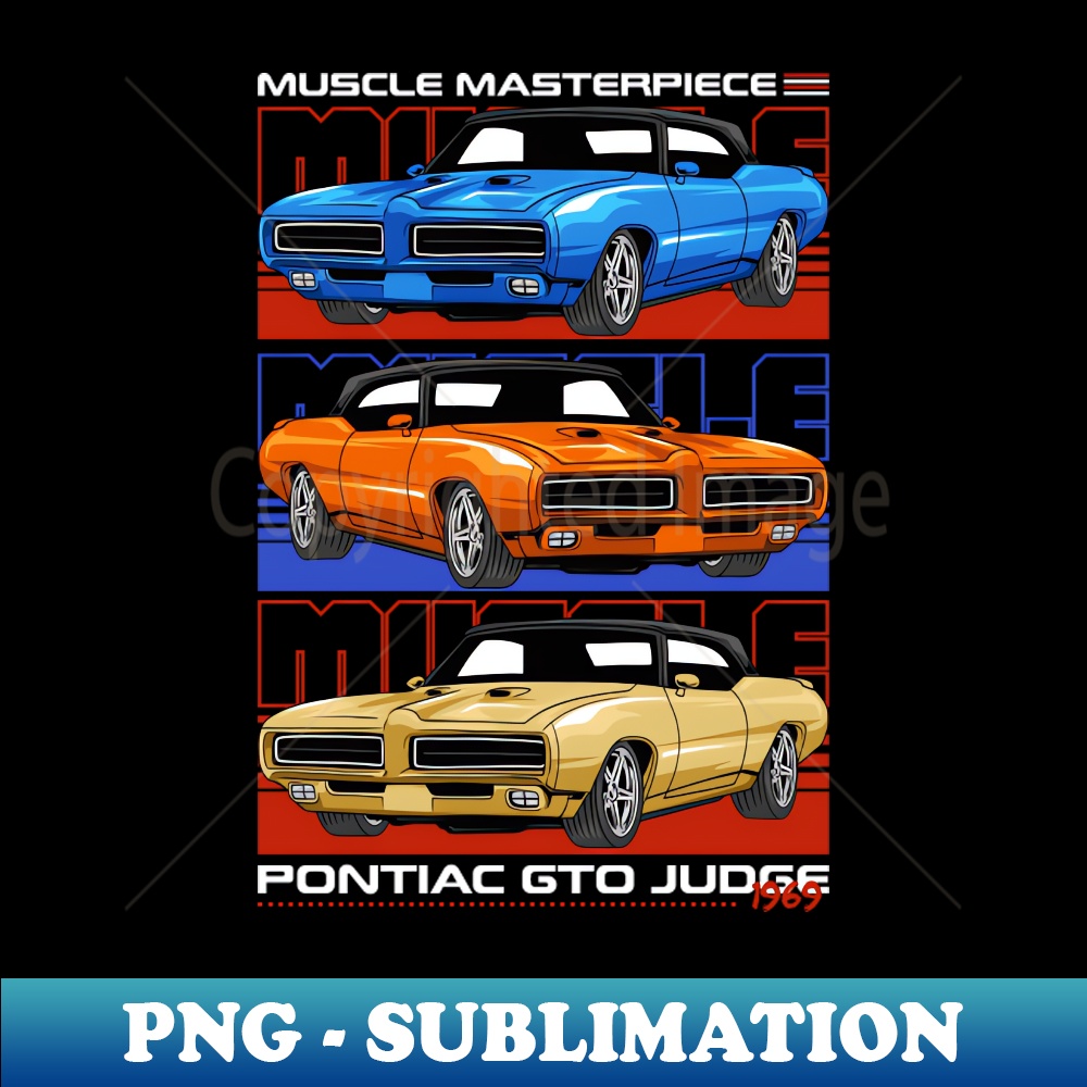 Iconic Judge Muscle Car - Premium PNG Sublimation File - Fas | Inspire Uplift