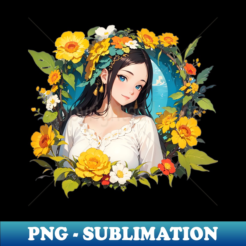happy and proud anime girl portrait - Creative Sublimation P | Inspire ...