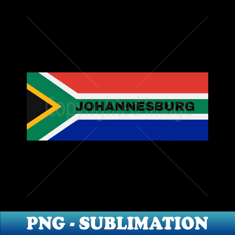 Johannesburg City in South African Flag - Premium Sublimatio | Inspire ...