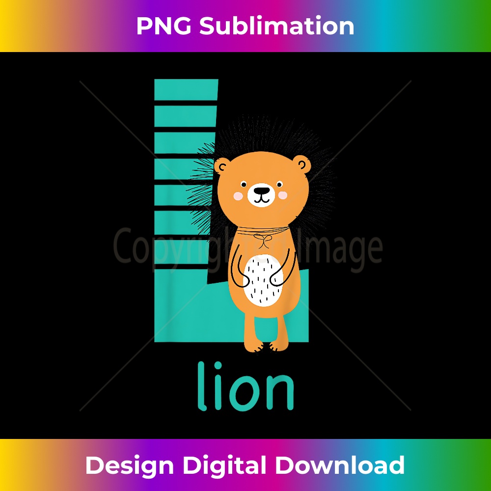 Kids Lion Letter L Alphabet Cute Animal Boys Or Girls - Craf | Inspire ...