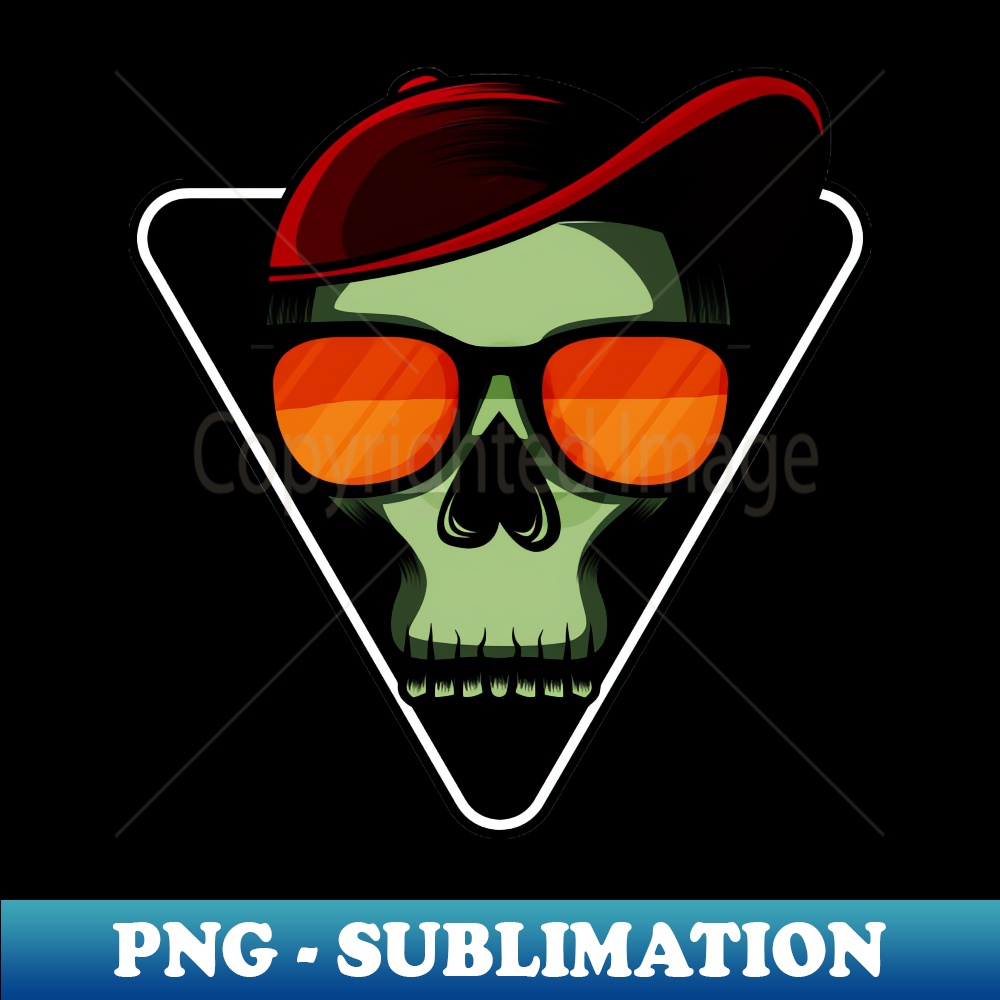 Cool Baseball Cap Skull - Artistic Sublimation Digital File | Inspire ...