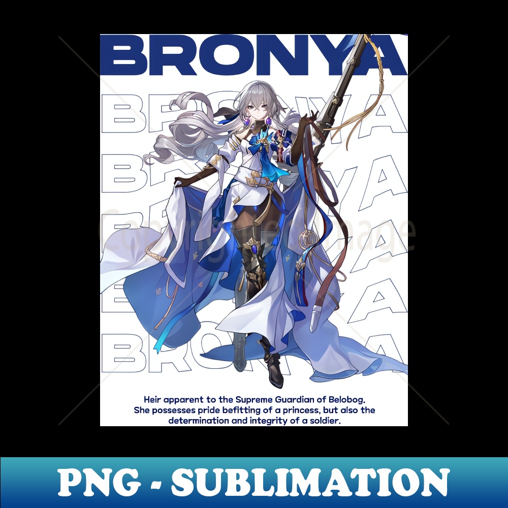 Bronya Honkai Star Rail - High-Quality PNG Sublimation Downl | Inspire ...