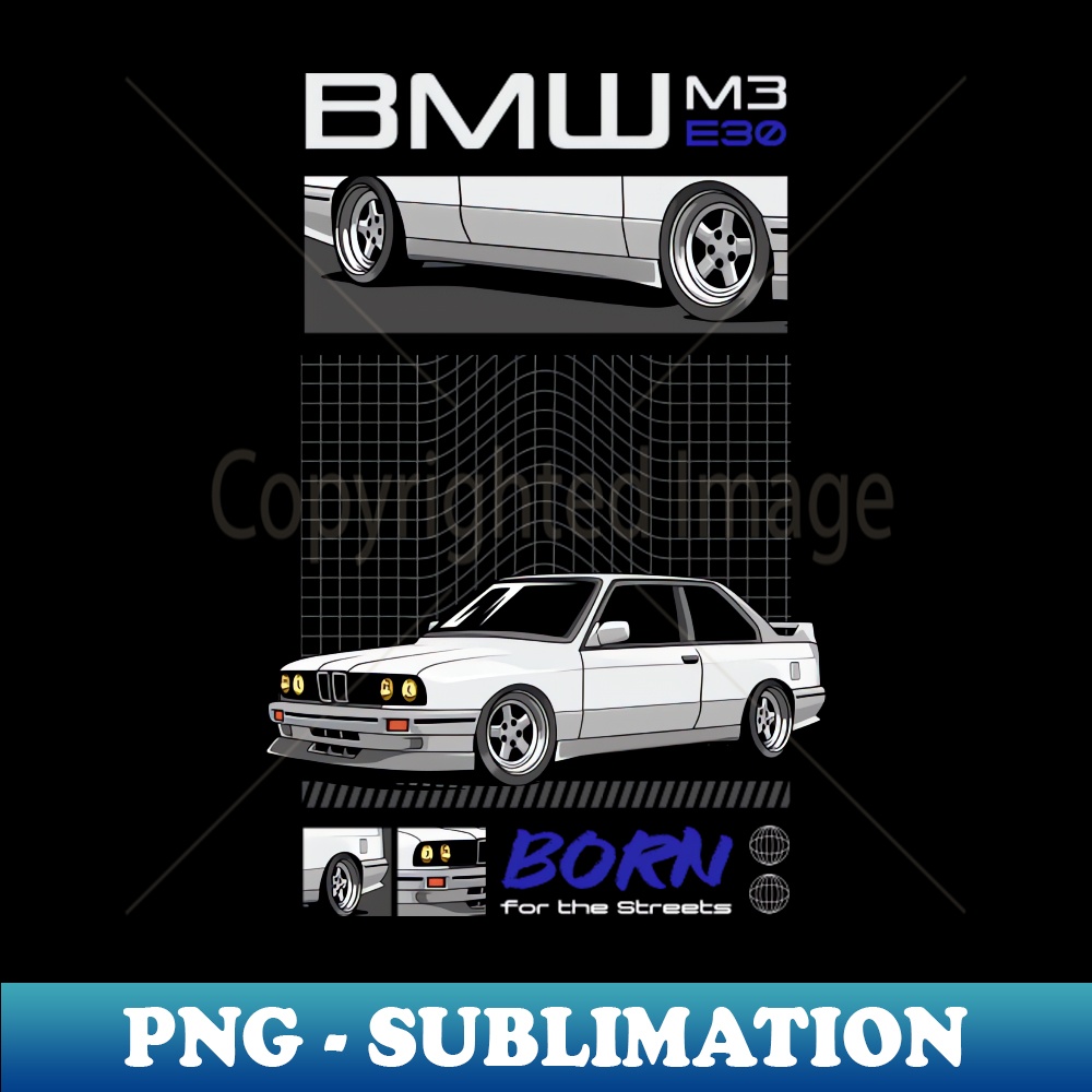 Classic M3 E30 Car - Sublimation-Ready PNG File - Perfect fo | Inspire ...