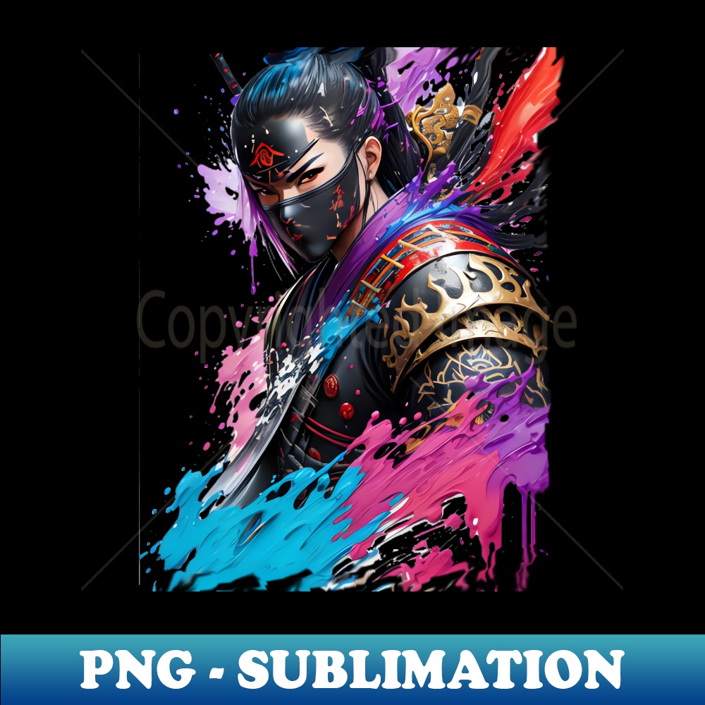 Ninja Samurai Ai Shunt - Premium PNG Sublimation File - Stun | Inspire ...