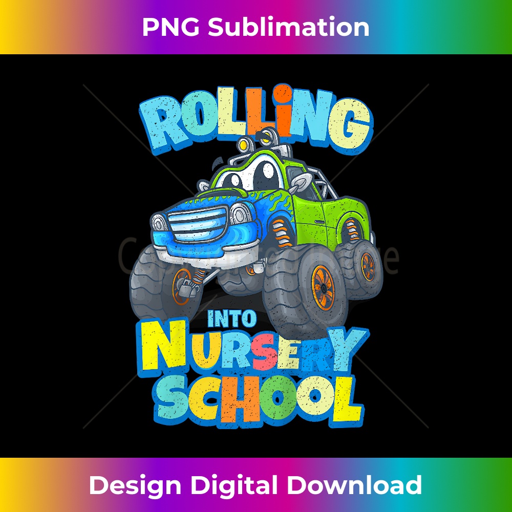 Kids First Day of Nursery School Monster Truck Boy Clothes G | Inspire ...