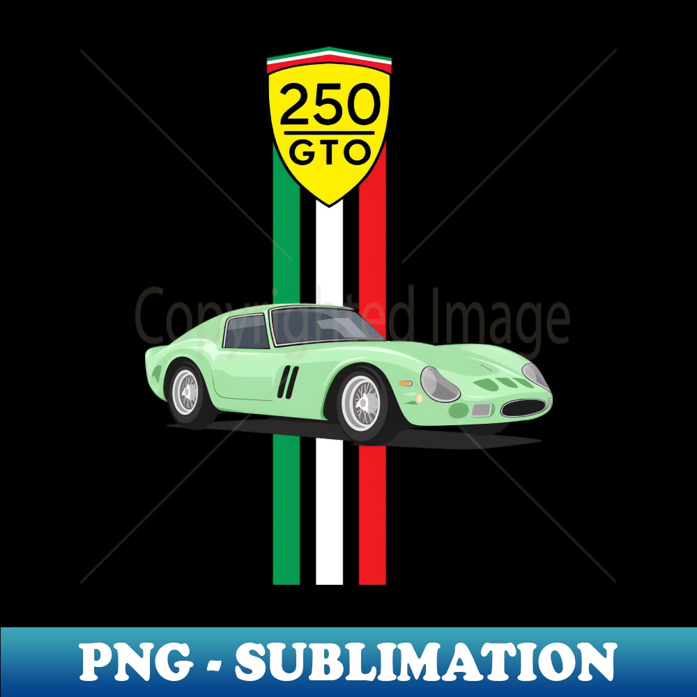 The supercar 250 gto racing green light - Modern Sublimation | Inspire ...