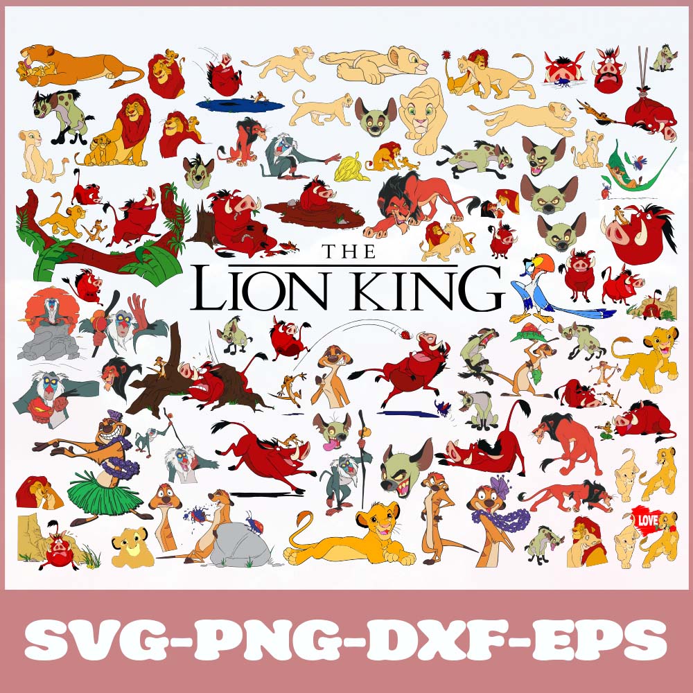 Lion King Vector Mickey Dxf Disney Eps Png By Akiko Art On | My XXX Hot ...