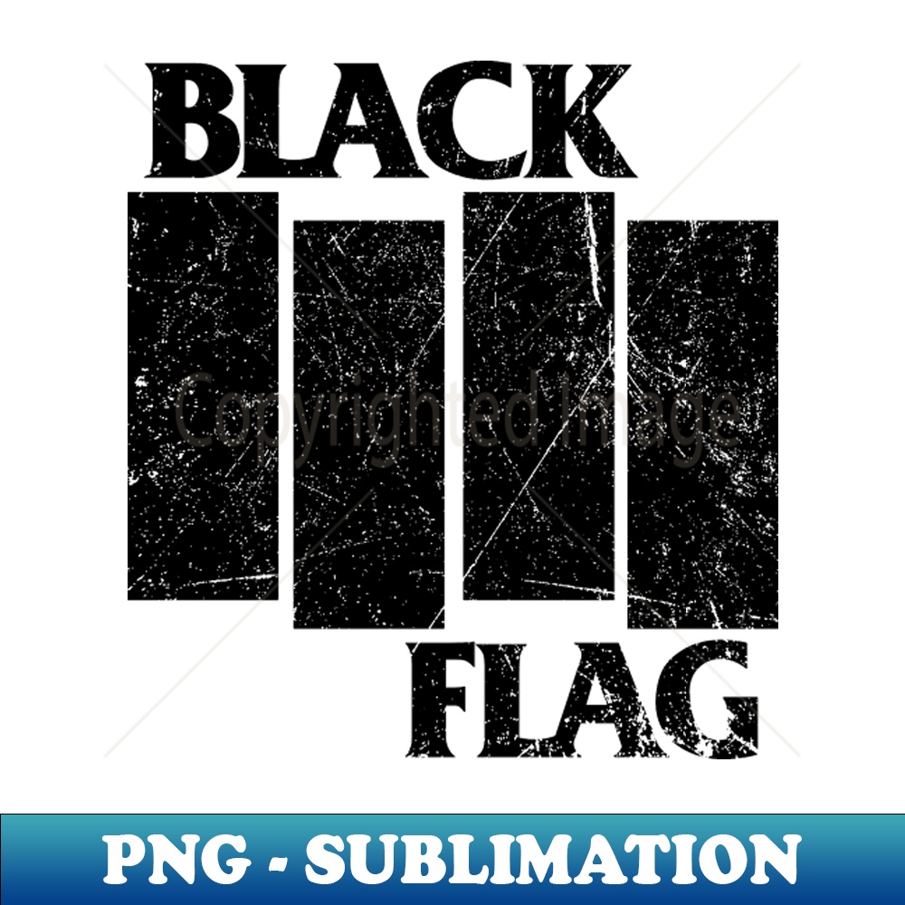 Black Flag Distressed - Retro PNG Sublimation Digital Downlo | Inspire ...