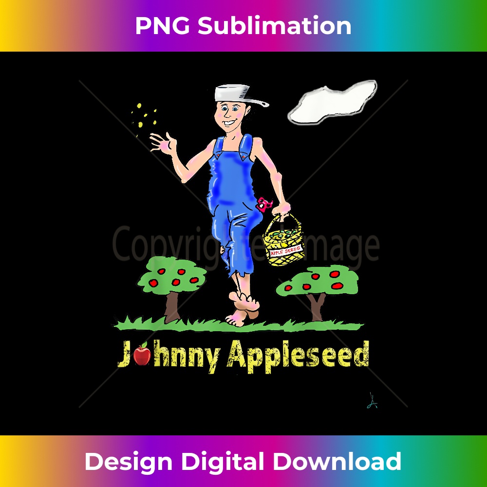 Johnny Appleseed Apple Tree Seed Orchard Nursery T- Tee - Vi | Inspire ...