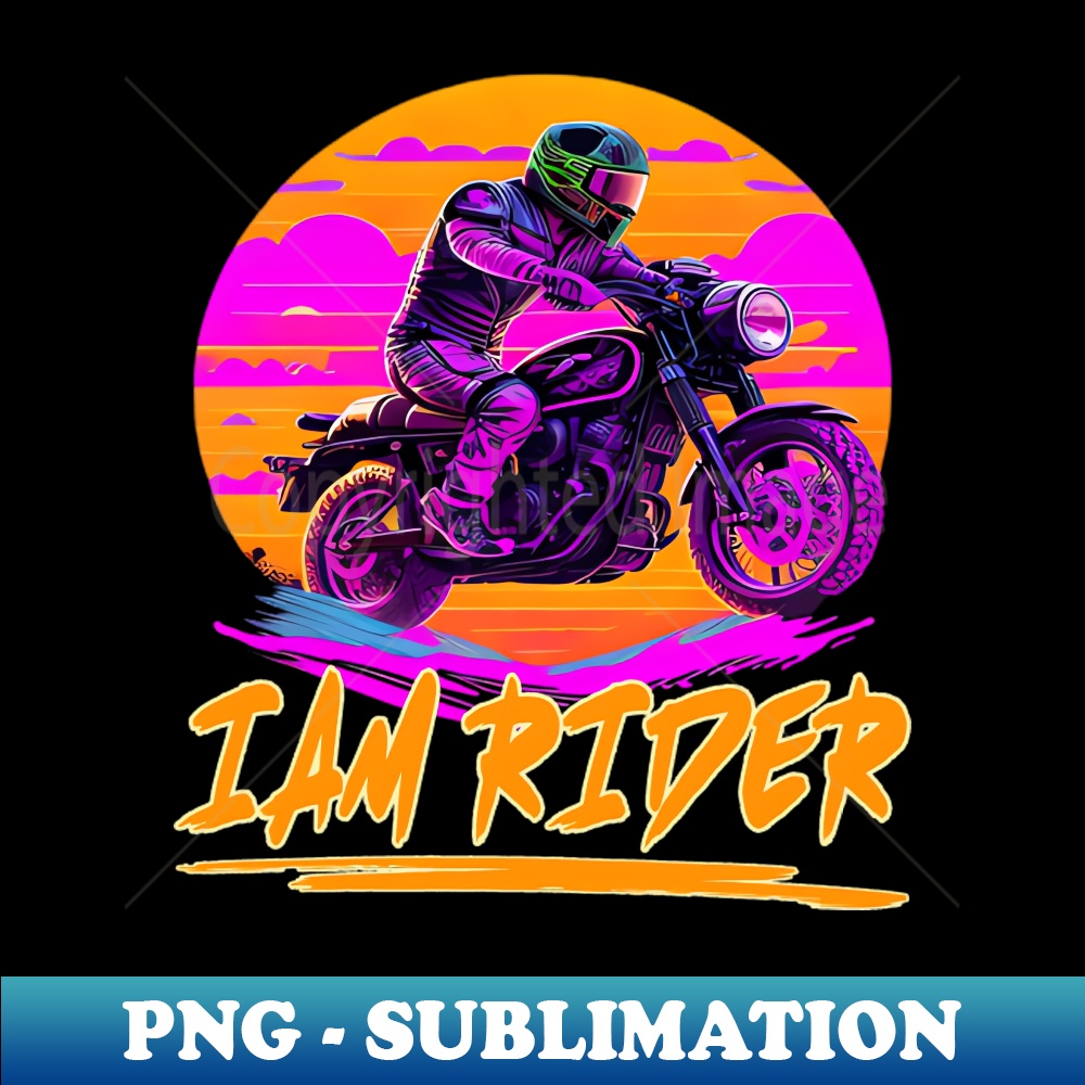 I am Rider - Sublimation-Ready PNG File - Capture Imaginatio | Inspire ...