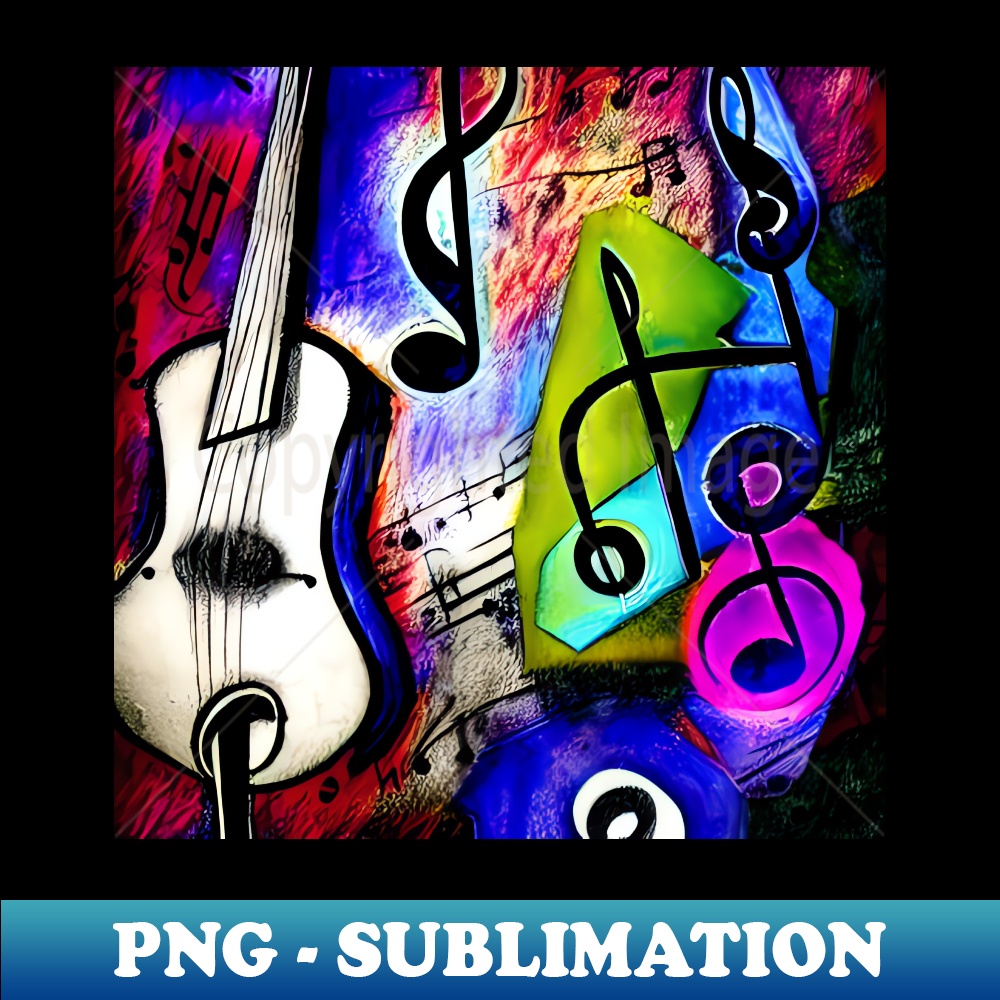 Abstract Image Of Musical Symbols - Premium PNG Sublimation | Inspire ...