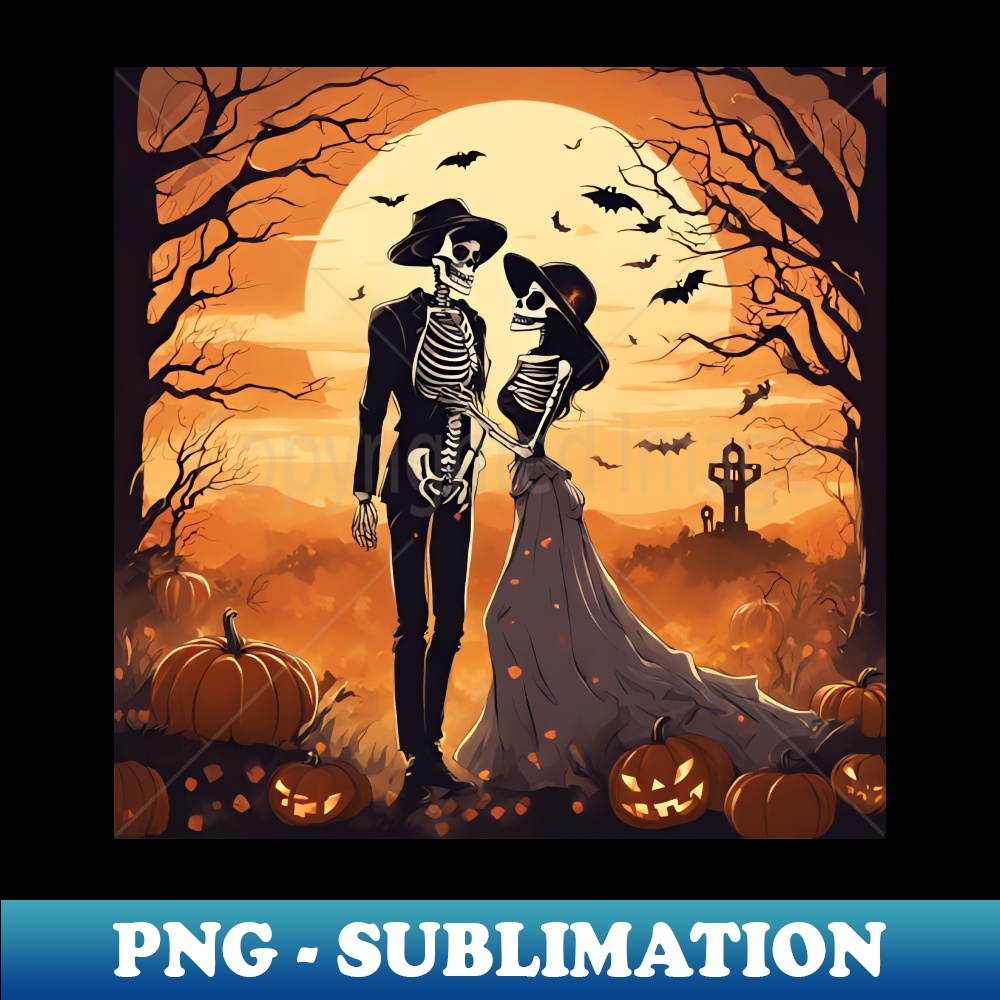 Sweet wedding of a skeleton bride and groom - Decorative Sub | Inspire ...