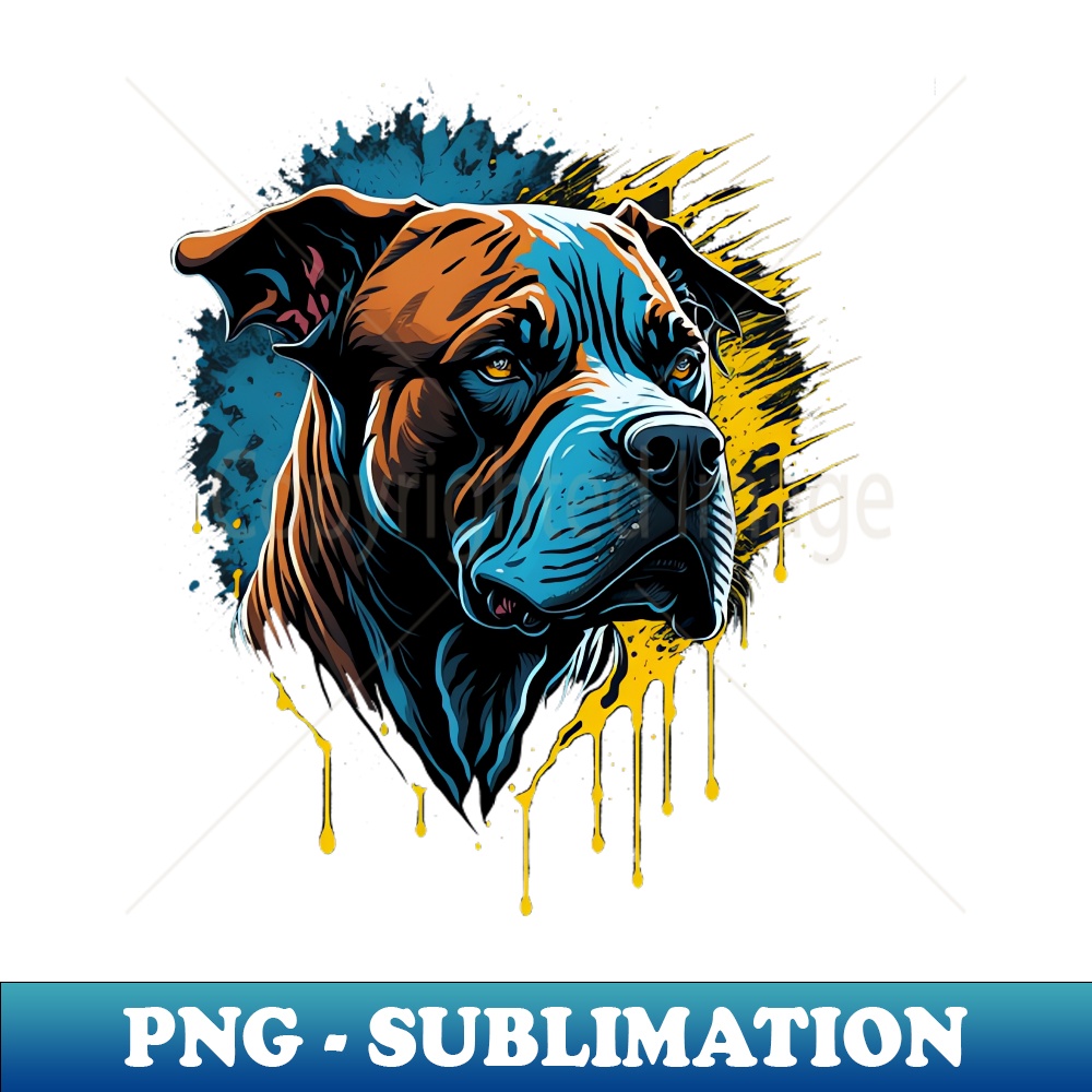 American Bully Dog Head - Creative Sublimation PNG Download | Inspire ...