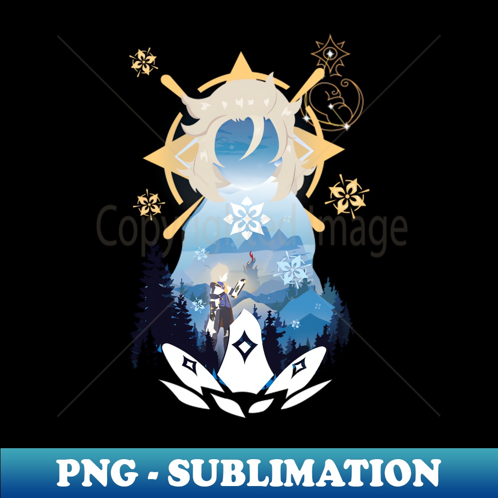 Albedo Negative Space Aesthetic Sublimation Digital File Inspire 6834
