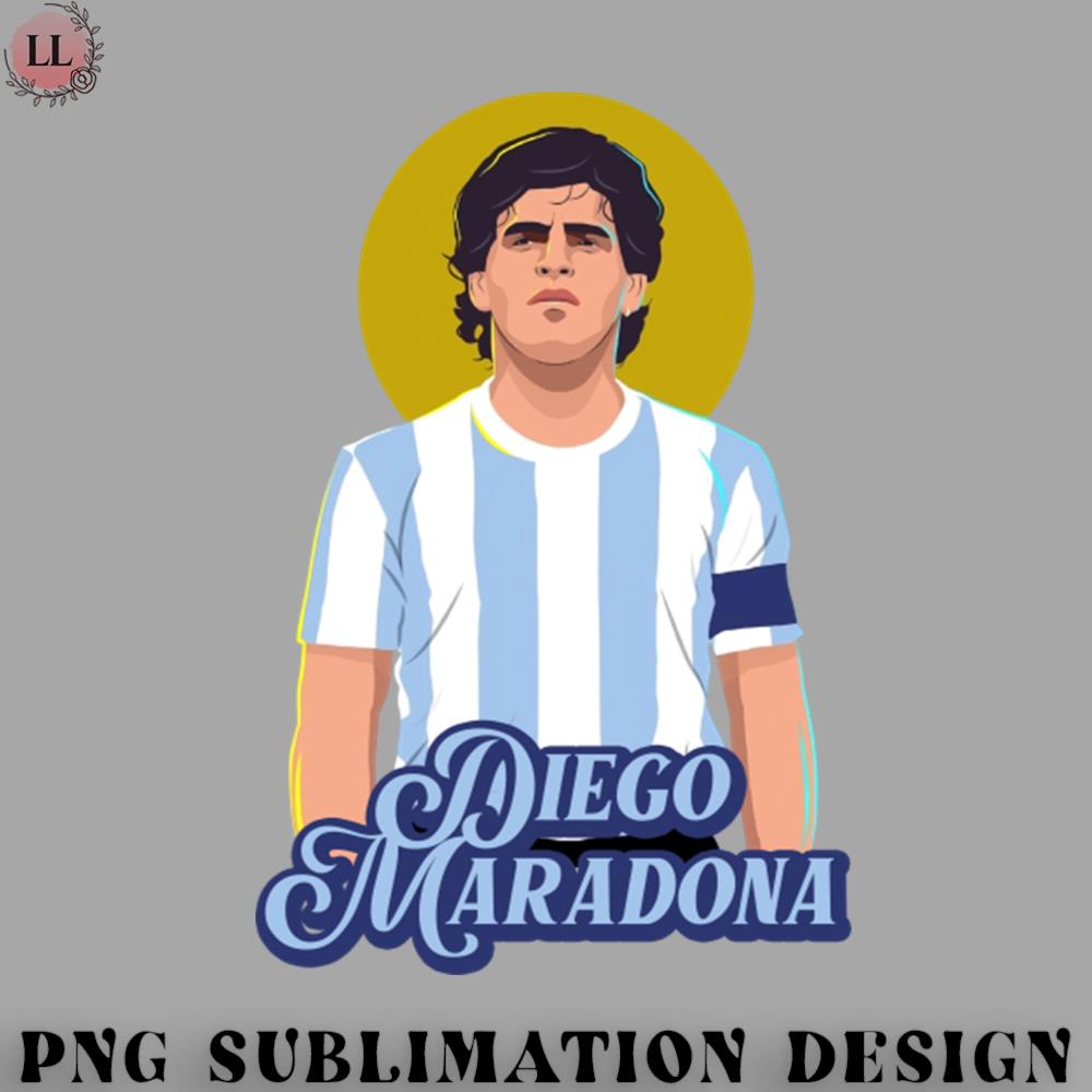 Football PNG diego maradona rip - Inspire Uplift