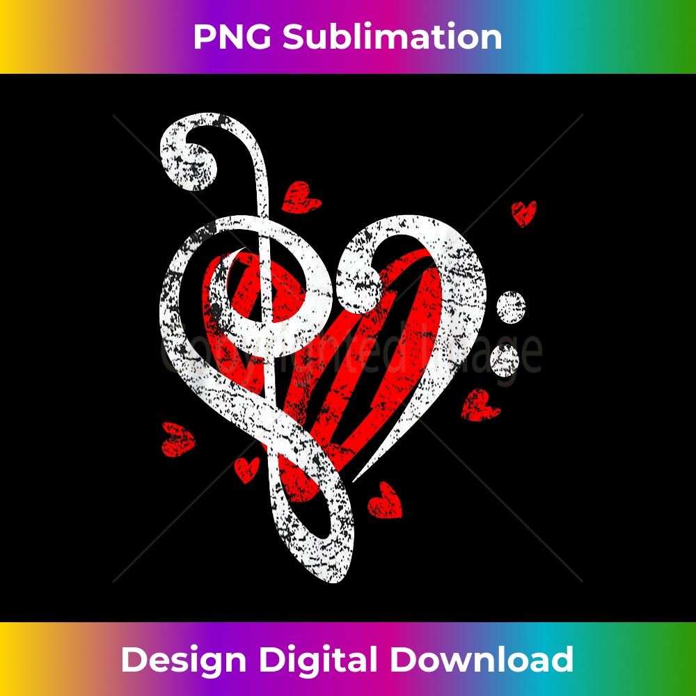 Bass Clef Treble Clef Heart Love Music - Deluxe PNG Sublimat | Inspire ...