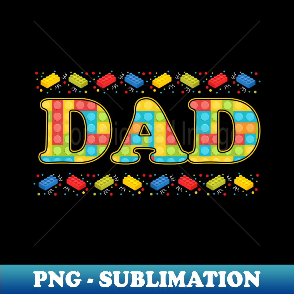 Dad Parent Brick Master Builder Building Blocks Set Family - | Inspire ...