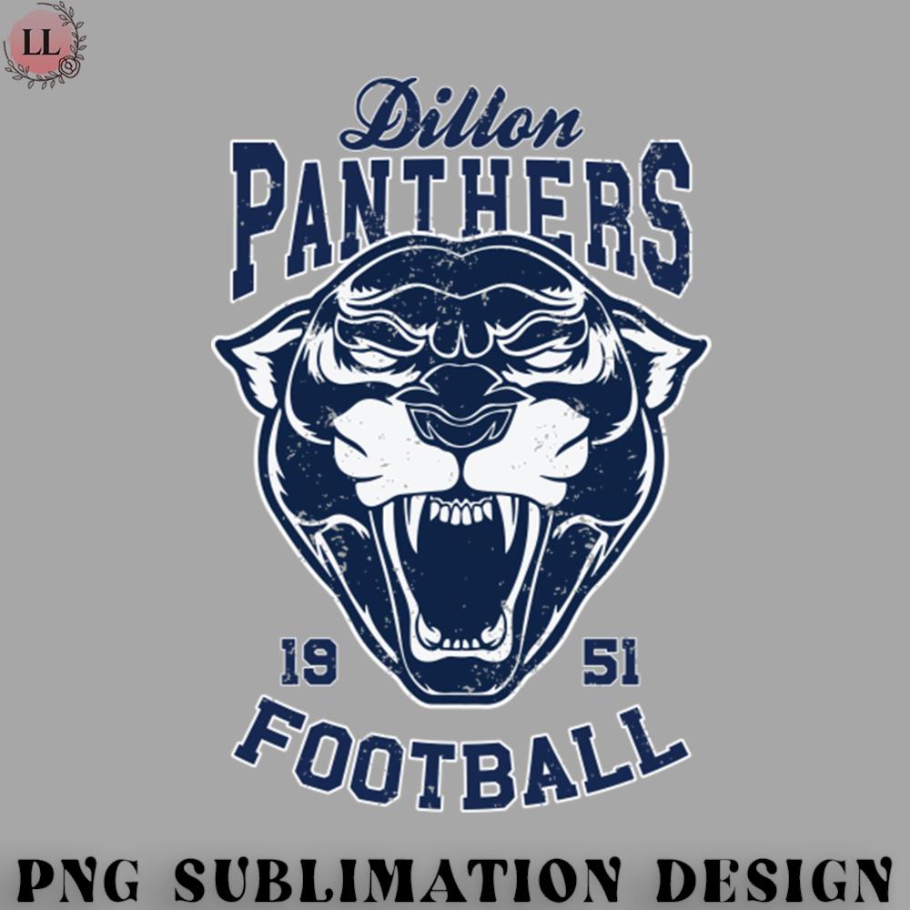 Football PNG Distressed Dillon Panthers Football 1951 | Inspire Uplift