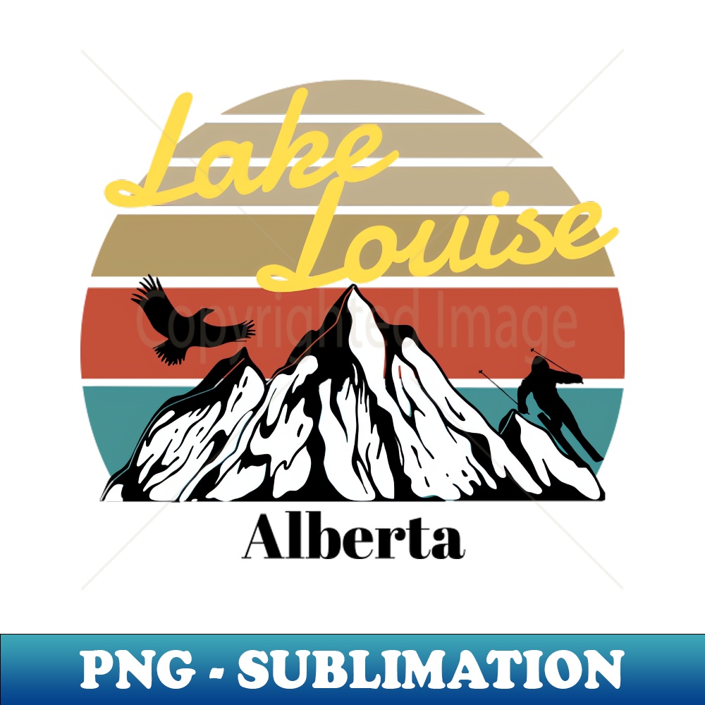 Lake Louise ski - Alberta - PNG Transparent Sublimation Desi | Inspire ...