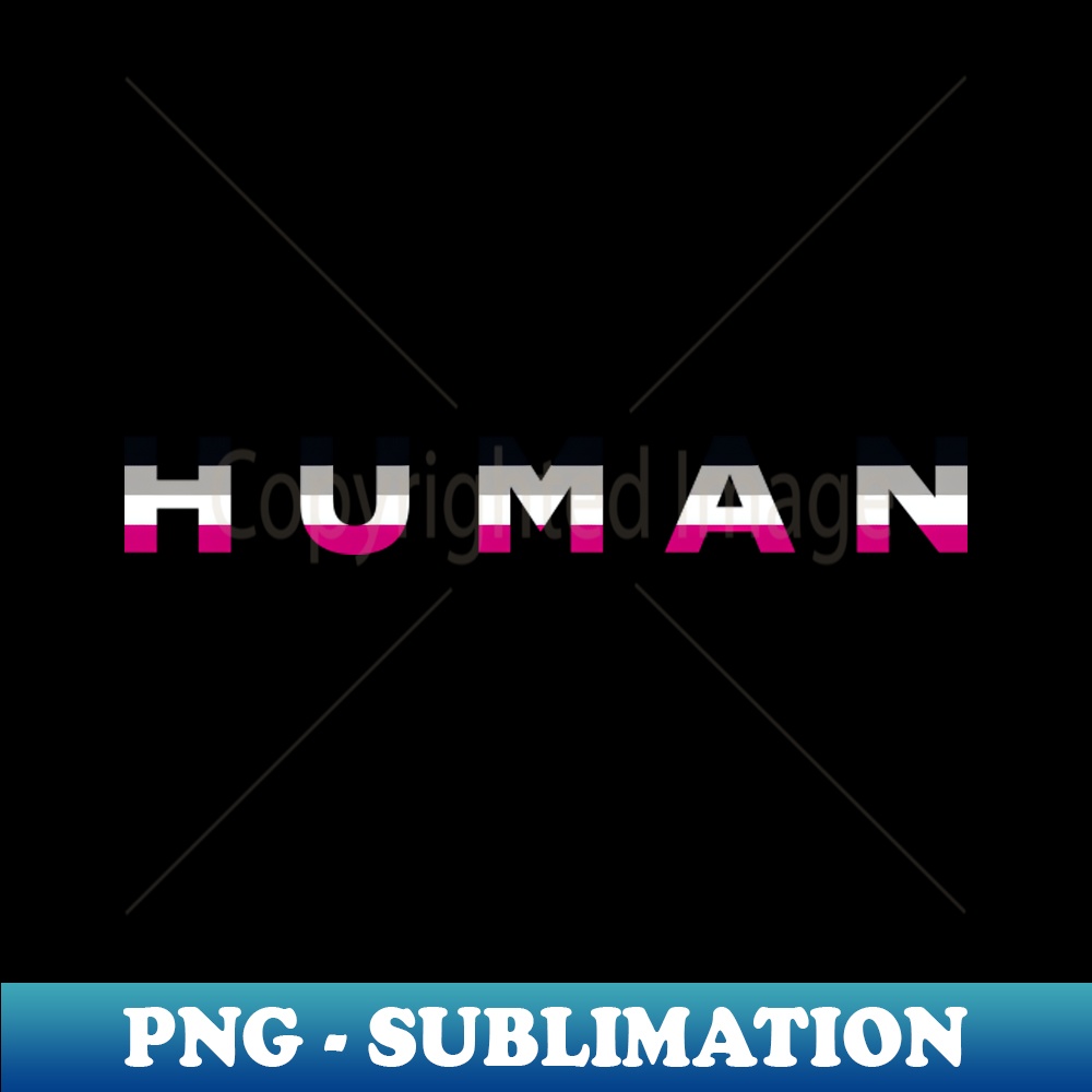 Human Pride Flag Asexual Ace - High-Resolution PNG Sublimati | Inspire ...