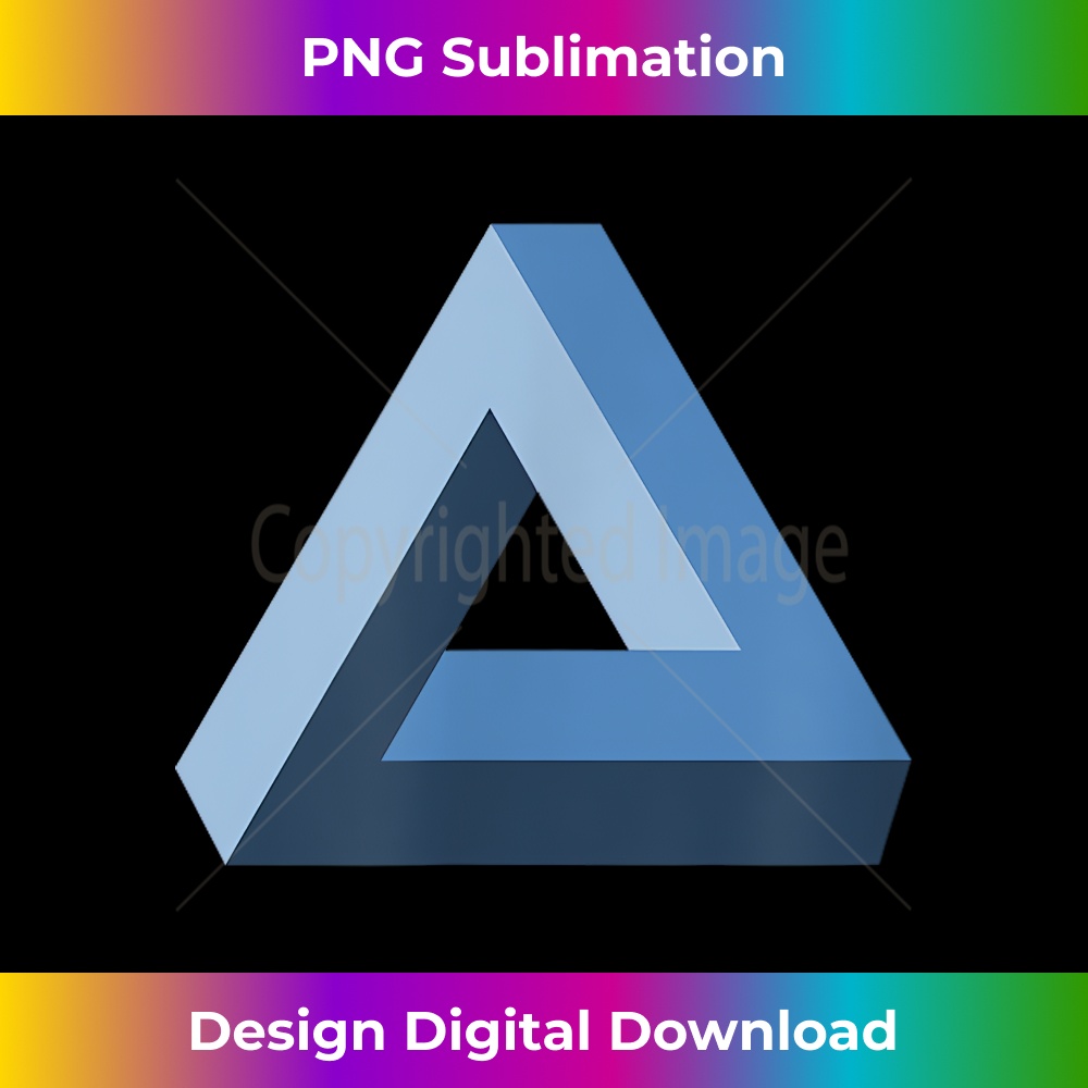 Penrose Tribar, optical illusion, impossible triangle, maths | Inspire ...