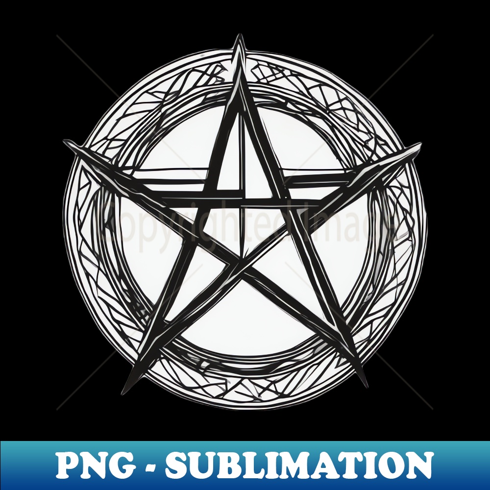 Pentagram Black Shadow Silhouette Anime Style Collection No | Inspire ...