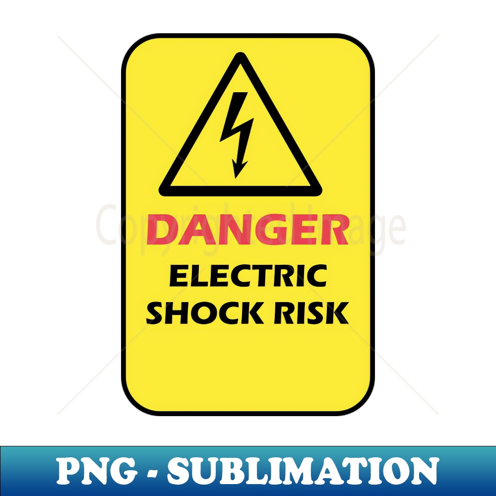 Danger Electrical Shock Risk warning sign for electrical eng | Inspire ...