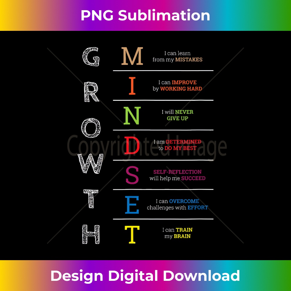 Growth Mindset Motivational Inspirational Fun - Timeless PNG - Inspire ...