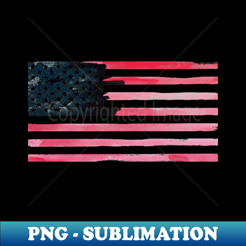 USA Flag - PNG Transparent Digital Download File for Sublima - Inspire Uplift