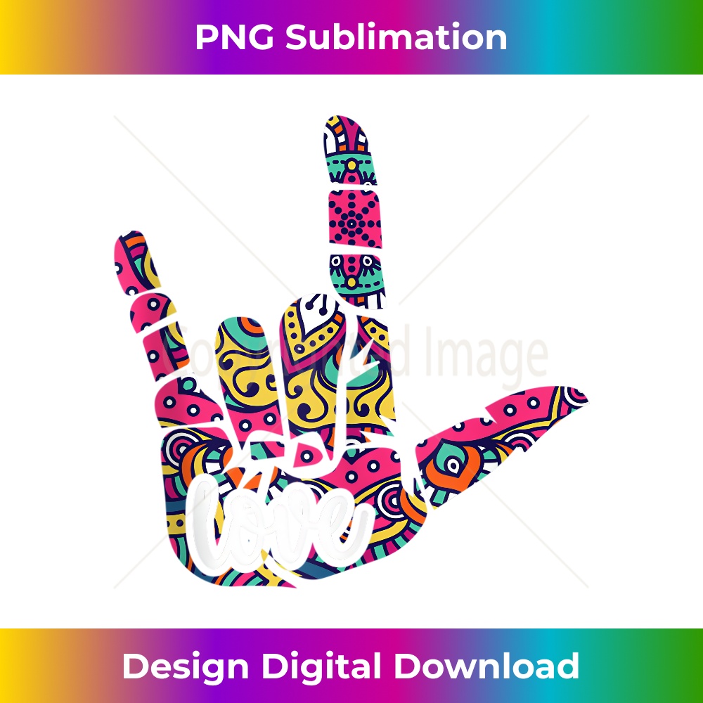 ASL Sign Language I Love You. American sign language Gift Ta | Inspire ...