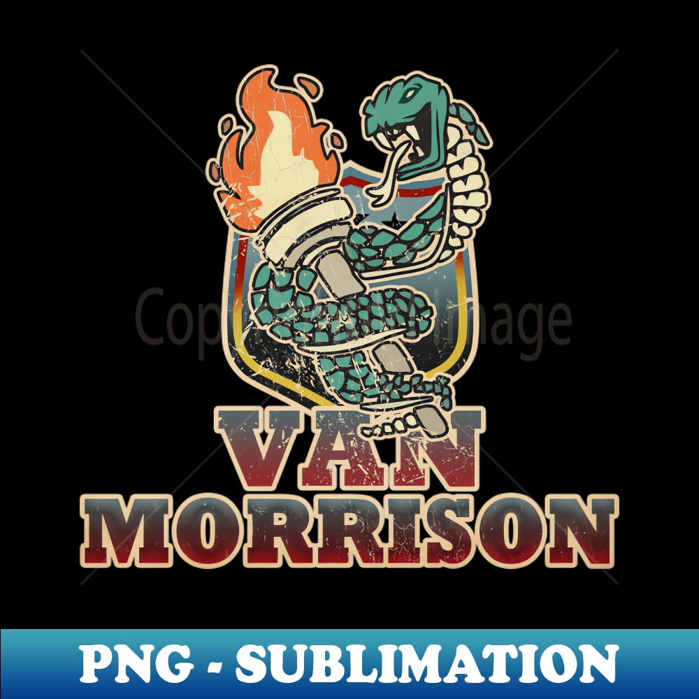 Vintage art - The van morrison - PNG Transparent Sublimation - Inspire ...