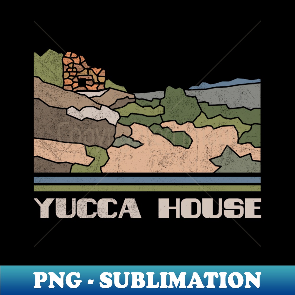 Yucca House National Monument Nature Lover Vintage Retro Sky | Inspire ...