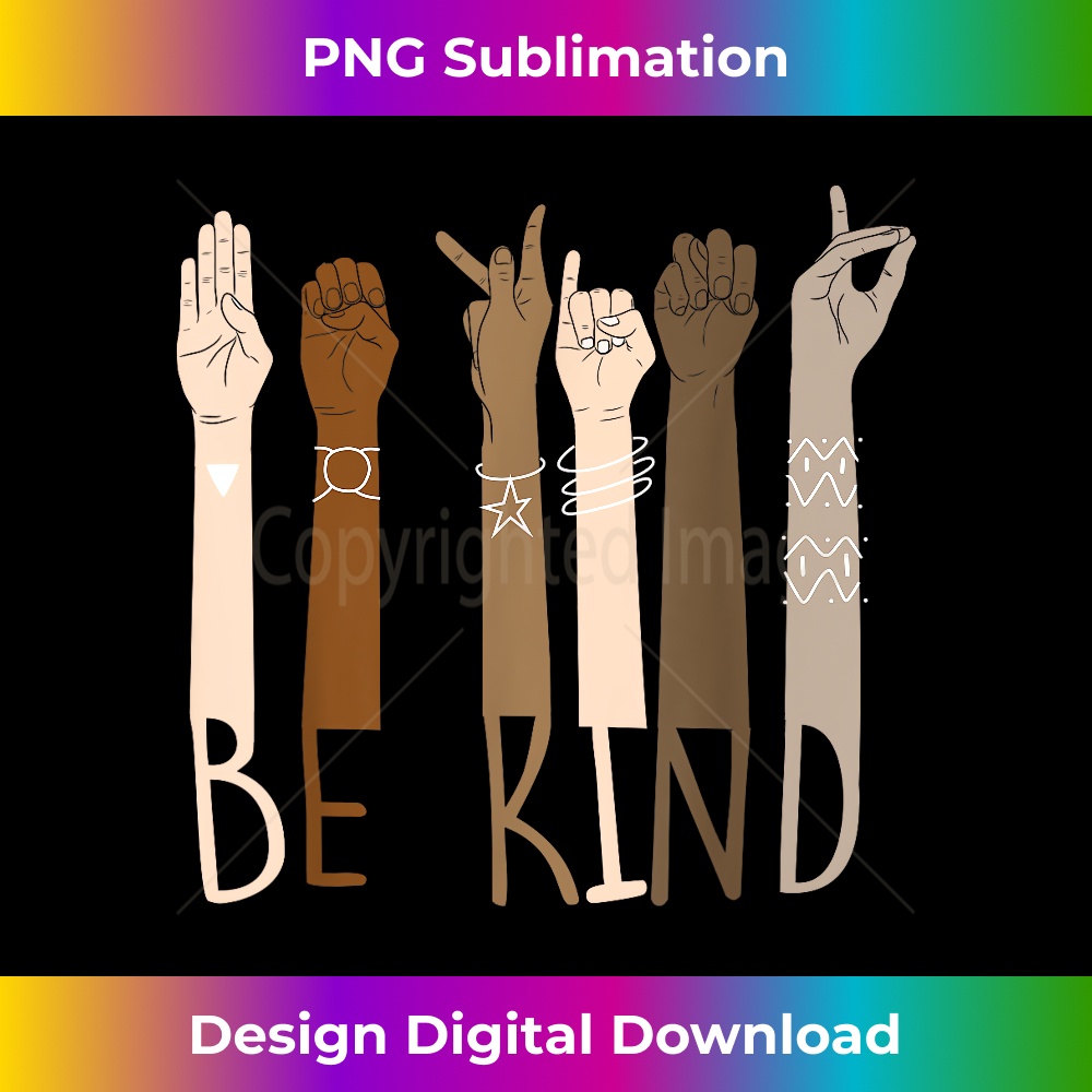 Be Kind Hand Sign Language Teachers Melanin Interpreter ASL | Inspire ...