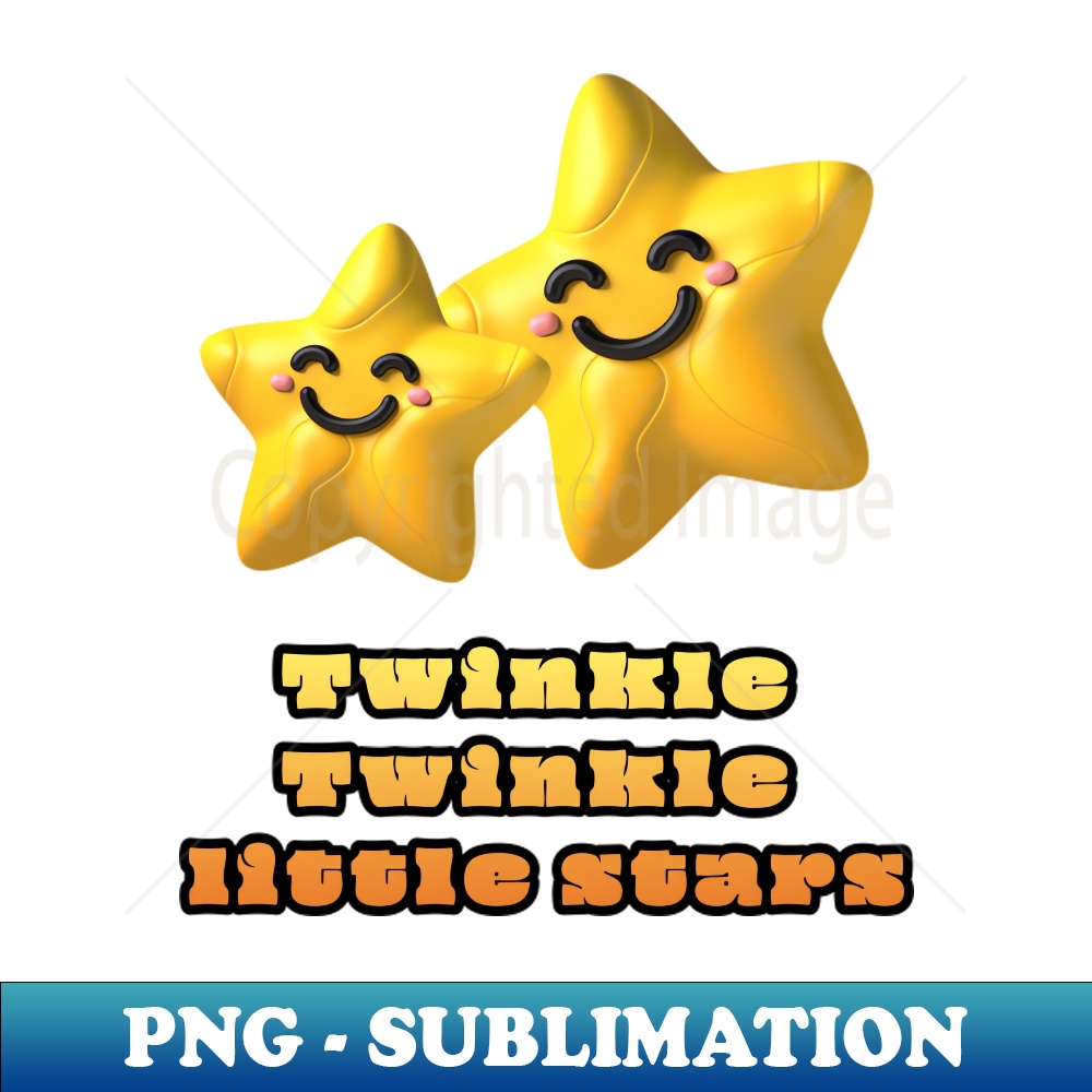 Twinkle Twinkle little stars - Instant PNG Sublimation Downl | Inspire ...